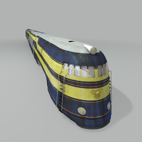3d model speed giant train