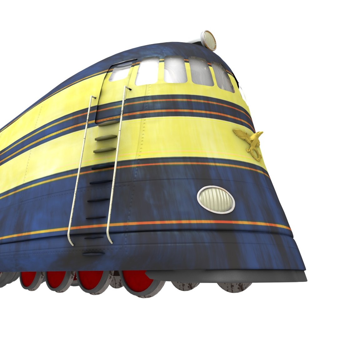 3d Model Speed Giant Train
