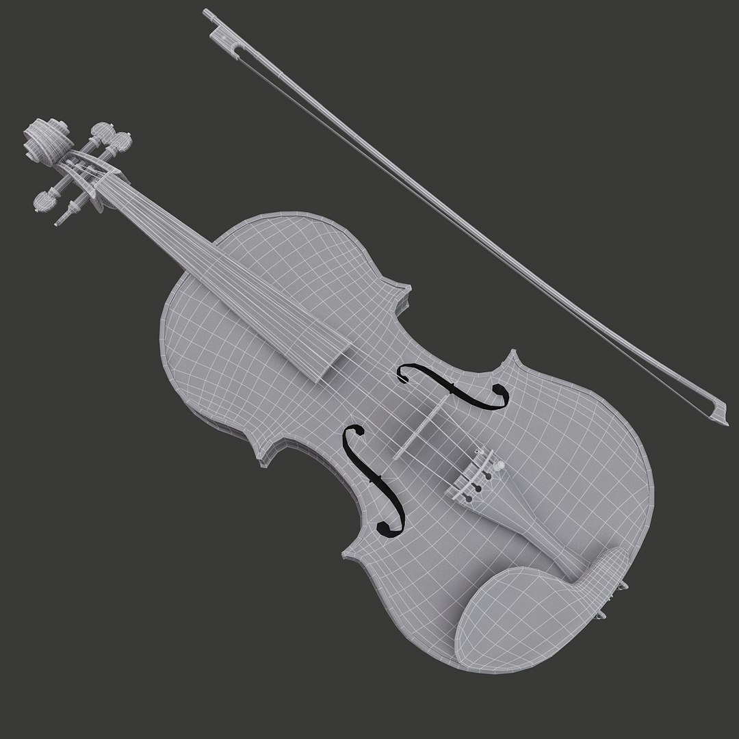 3d Model Violin Instrument