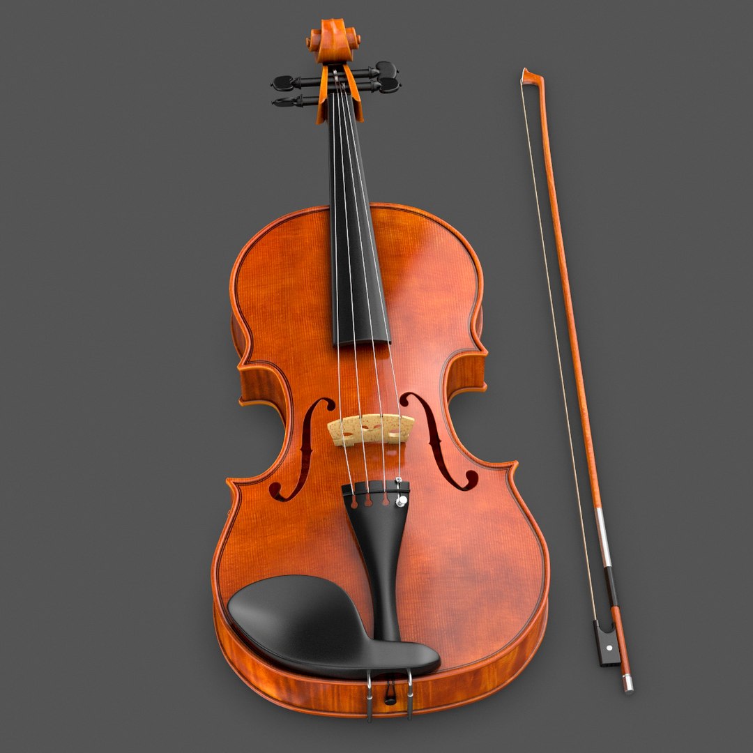 3d Model Violin Instrument