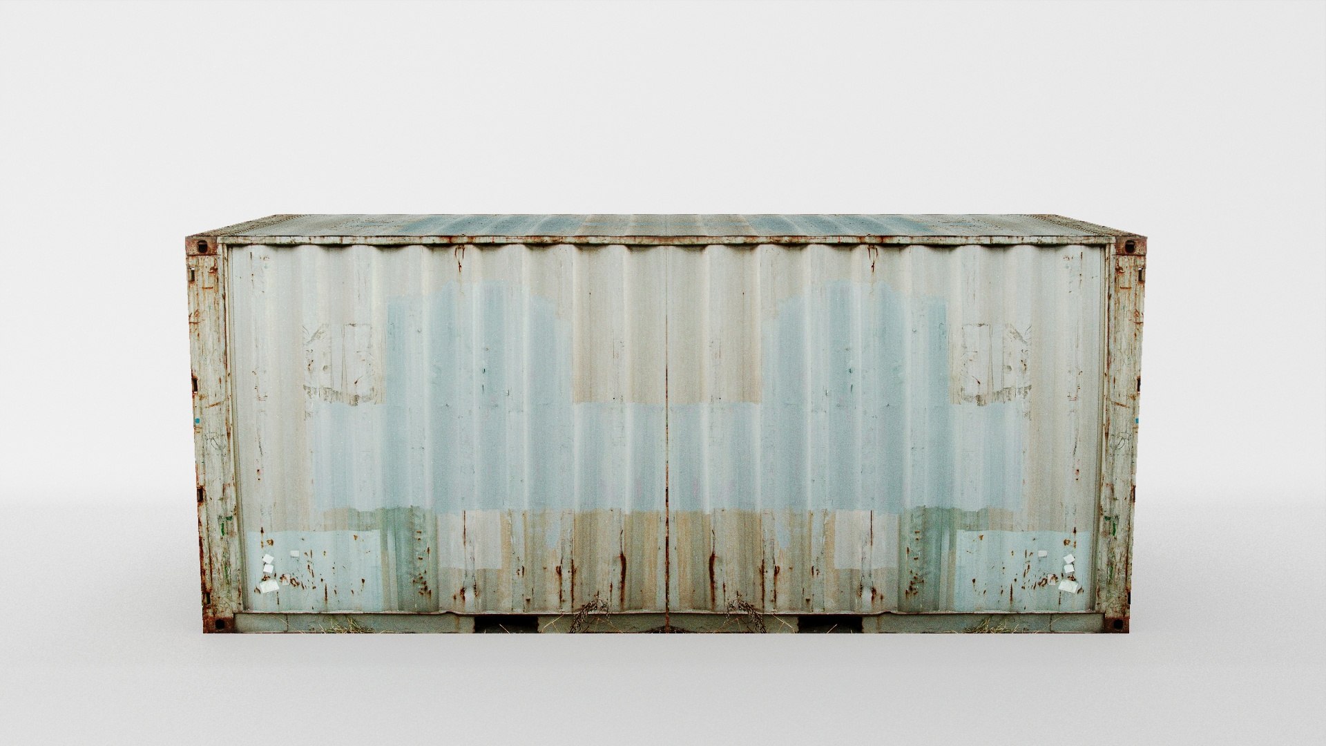 3D Container Lowpoly 20ft Model - TurboSquid 2103376