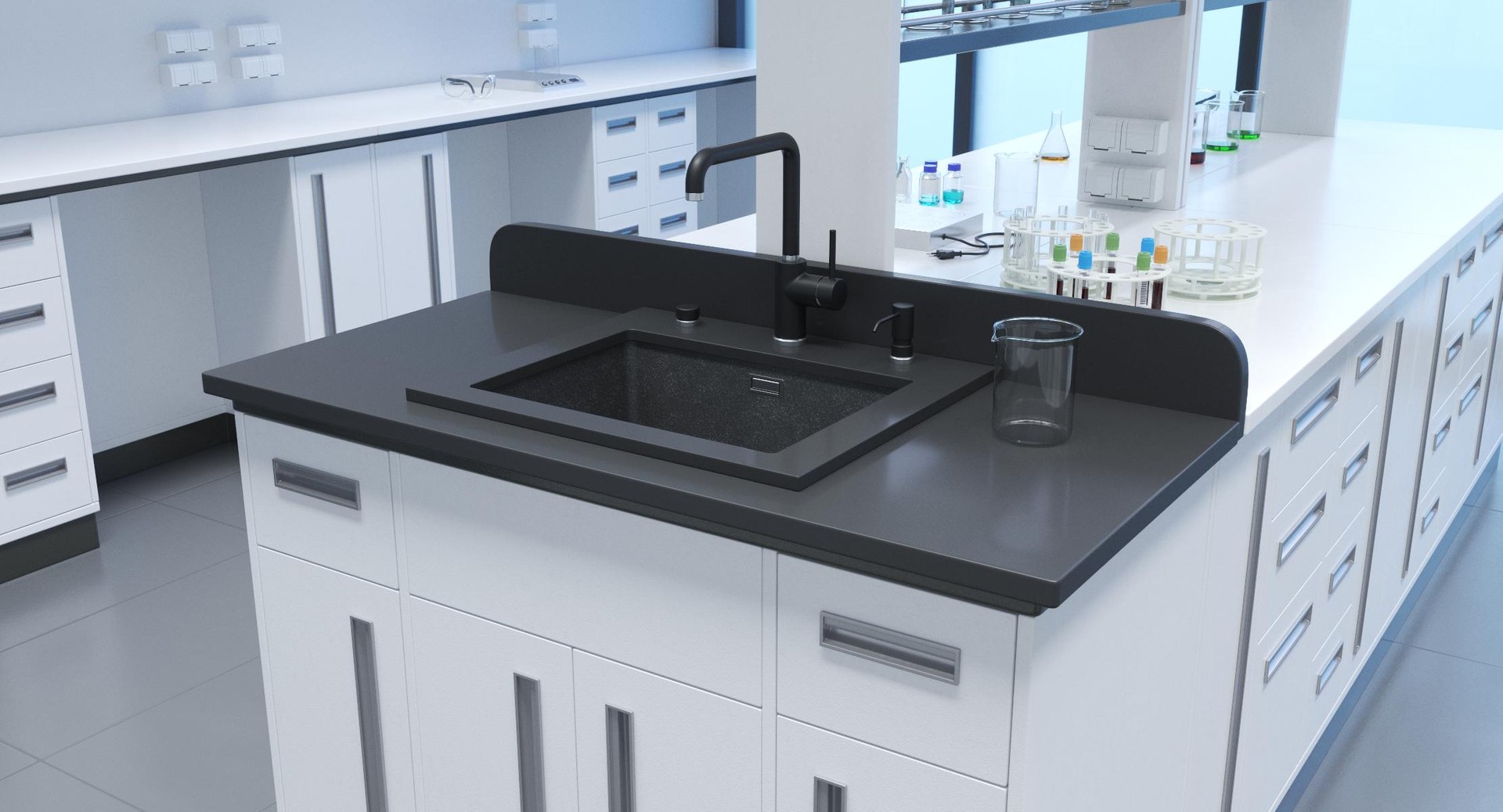 3D model laboratory lab - TurboSquid 1393822