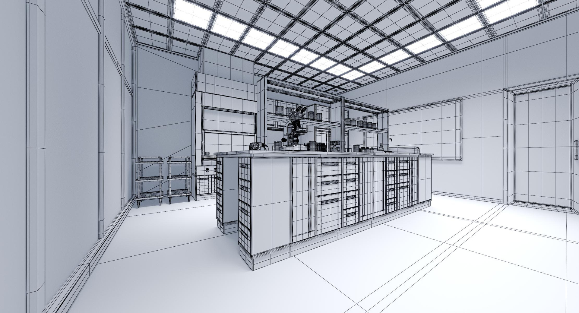 3D model laboratory lab - TurboSquid 1393822