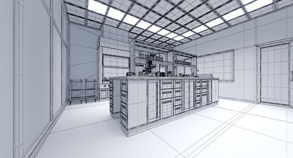 3D model laboratory lab - TurboSquid 1393822