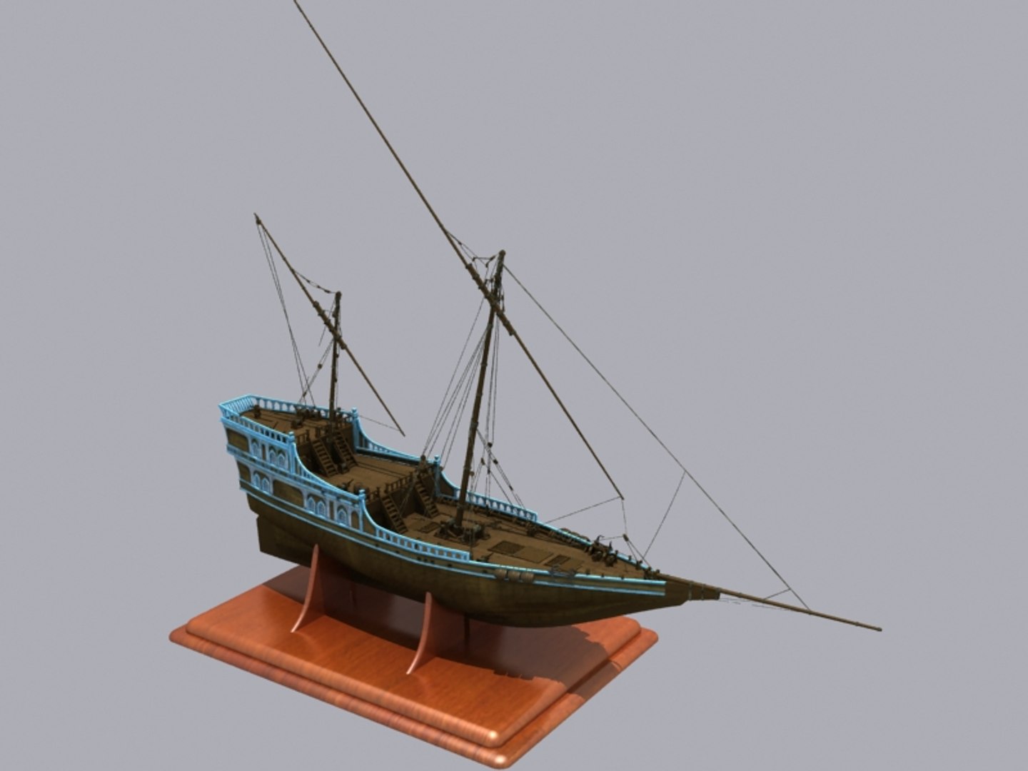 Sail Ship 3d Max