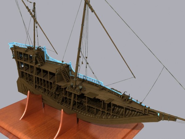 sail ship 3d max