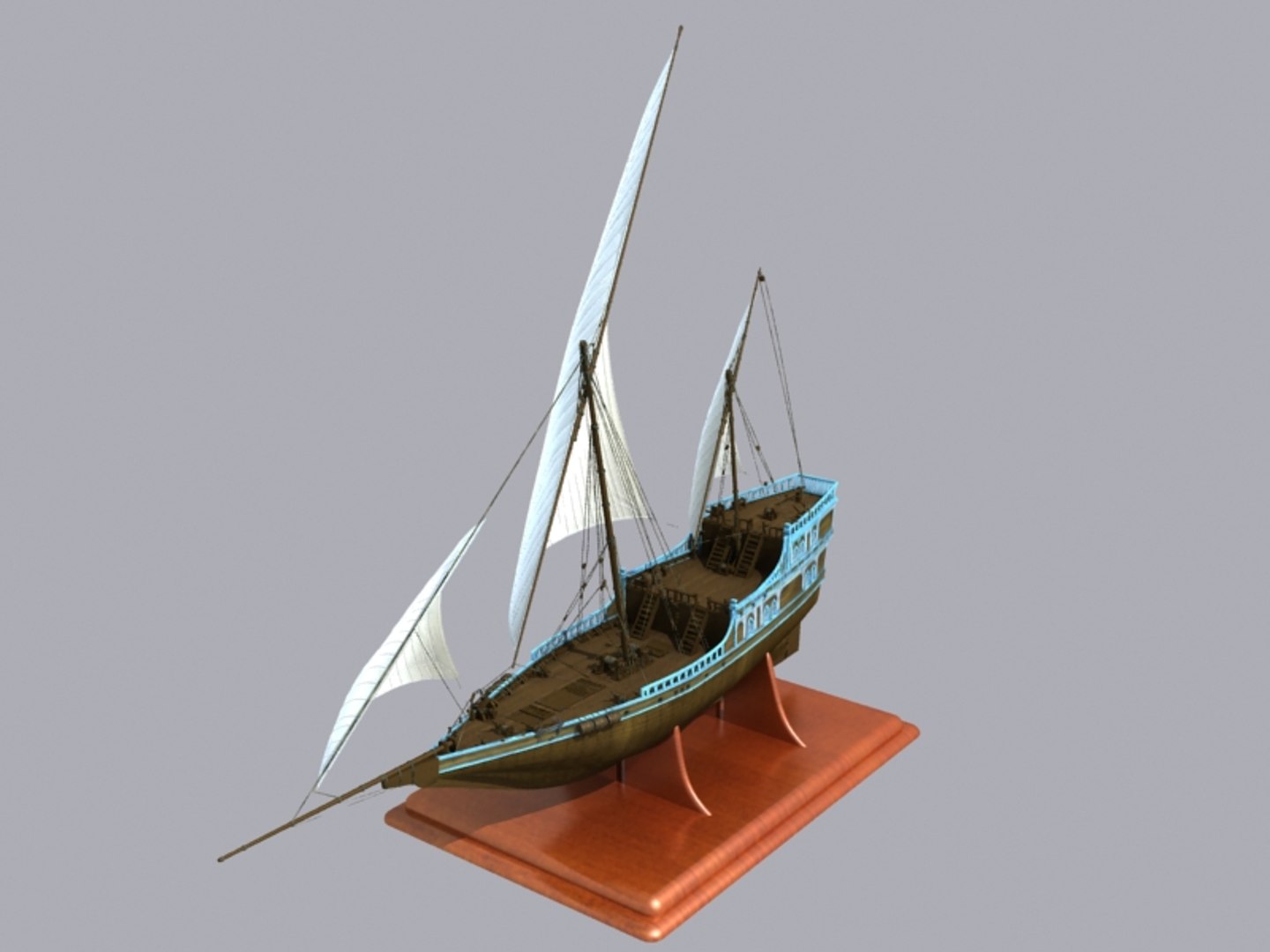 Sail Ship 3d Max