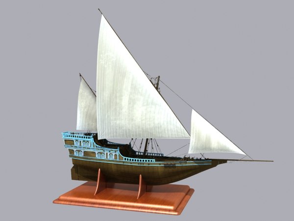 sail ship 3d max