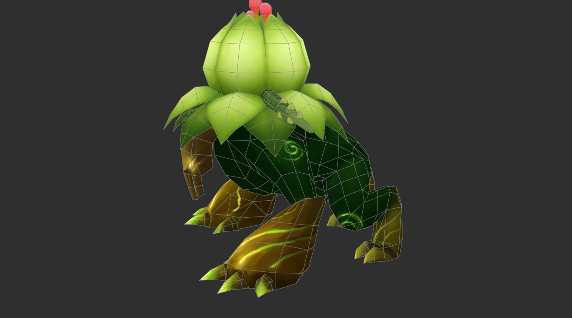 Tree Mini Boss Hand-Painted Game Assets 3D model - TurboSquid 2097376