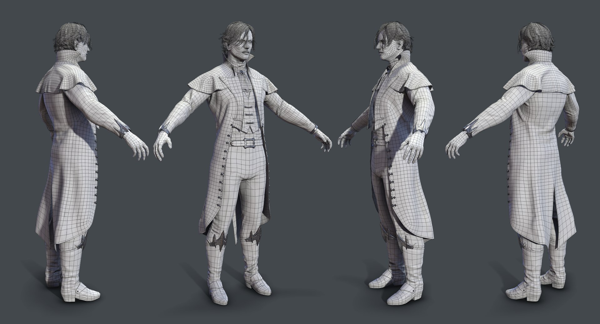 Victorian Vampire 3D Model - TurboSquid 1373717