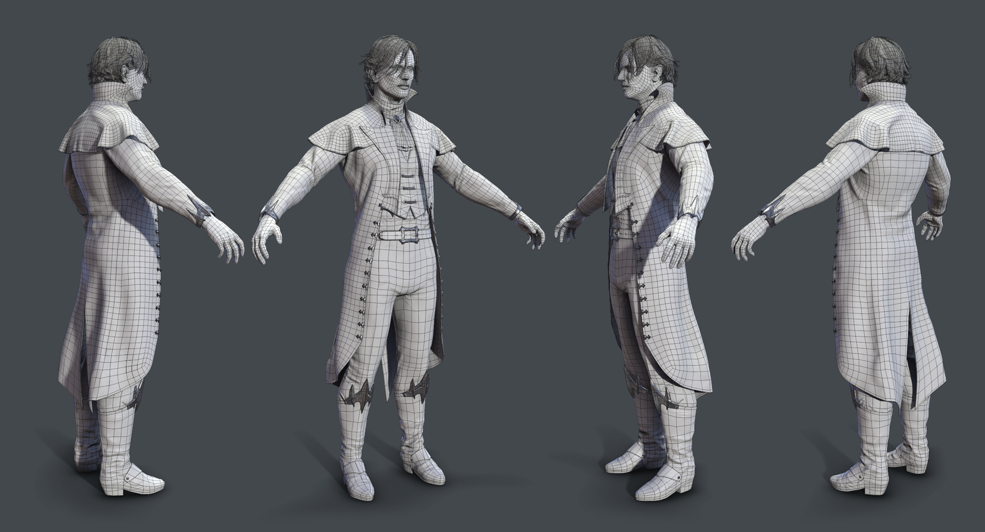 Victorian vampire 3D model - TurboSquid 1373717