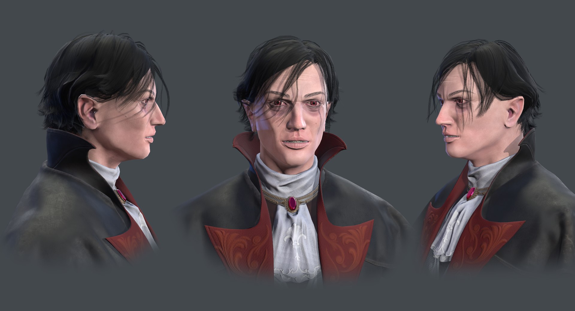 Victorian Vampire 3D Model - TurboSquid 1373717