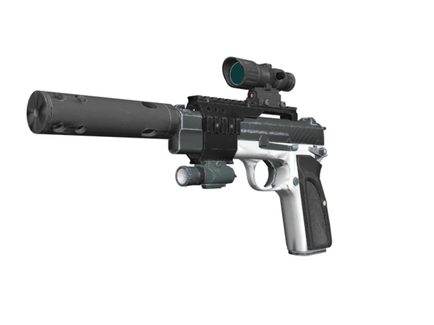 Browning Gp-35 Pistol 3D - TurboSquid 1627247