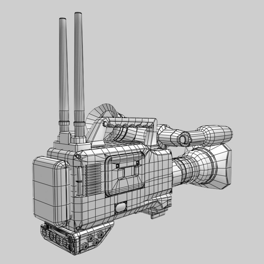 Hd Video Camera 3d Model