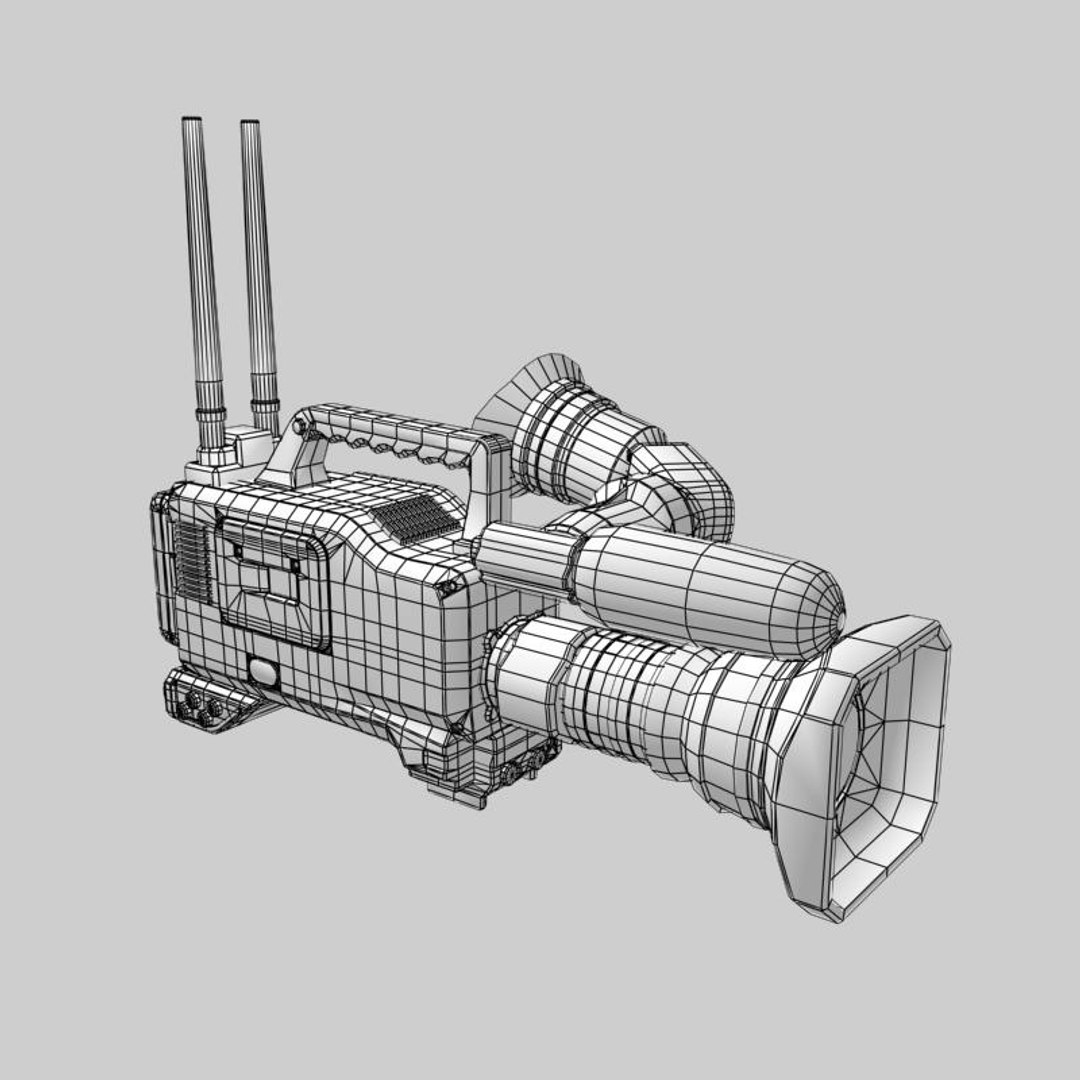 Hd Video Camera 3d Model