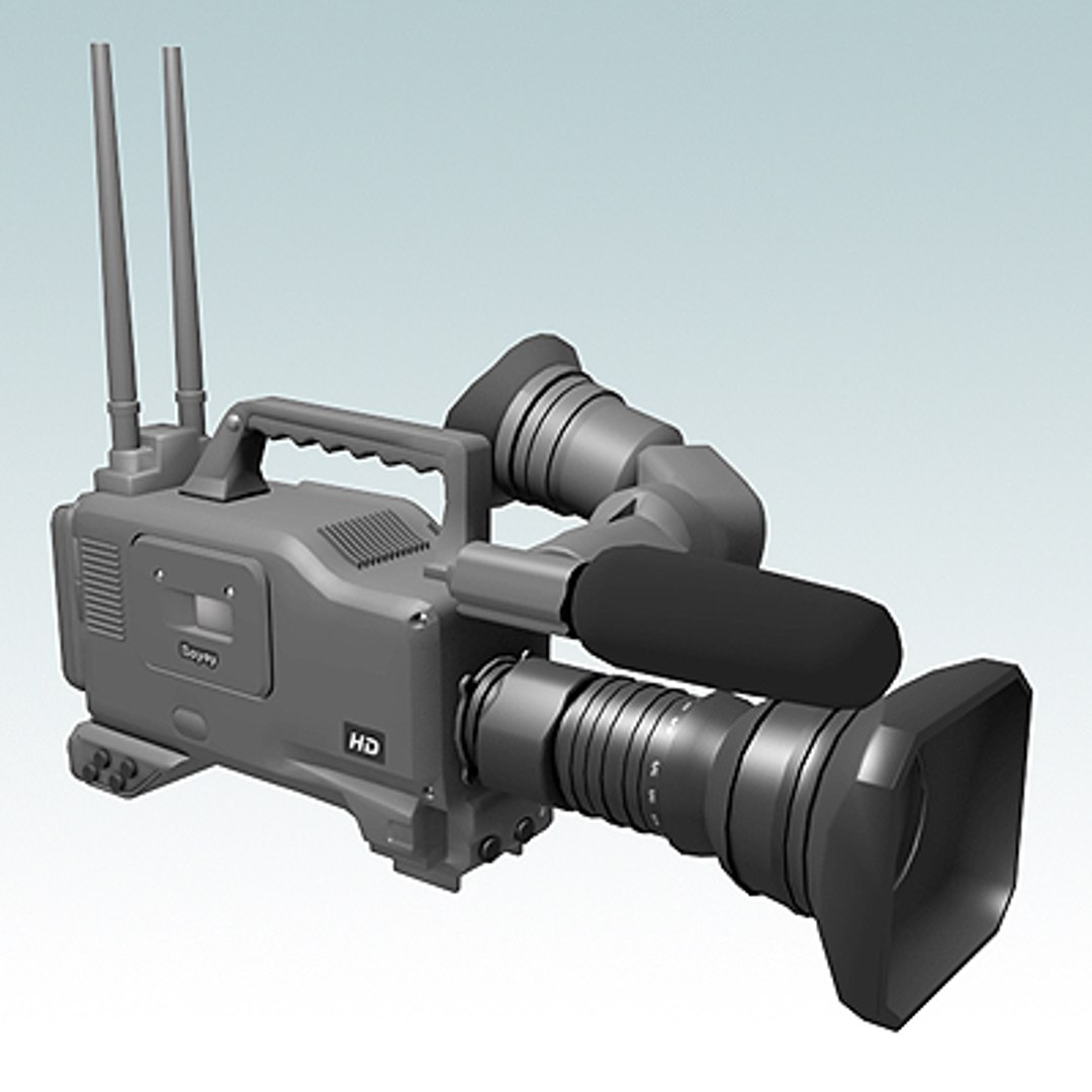 Hd Video Camera 3d Model