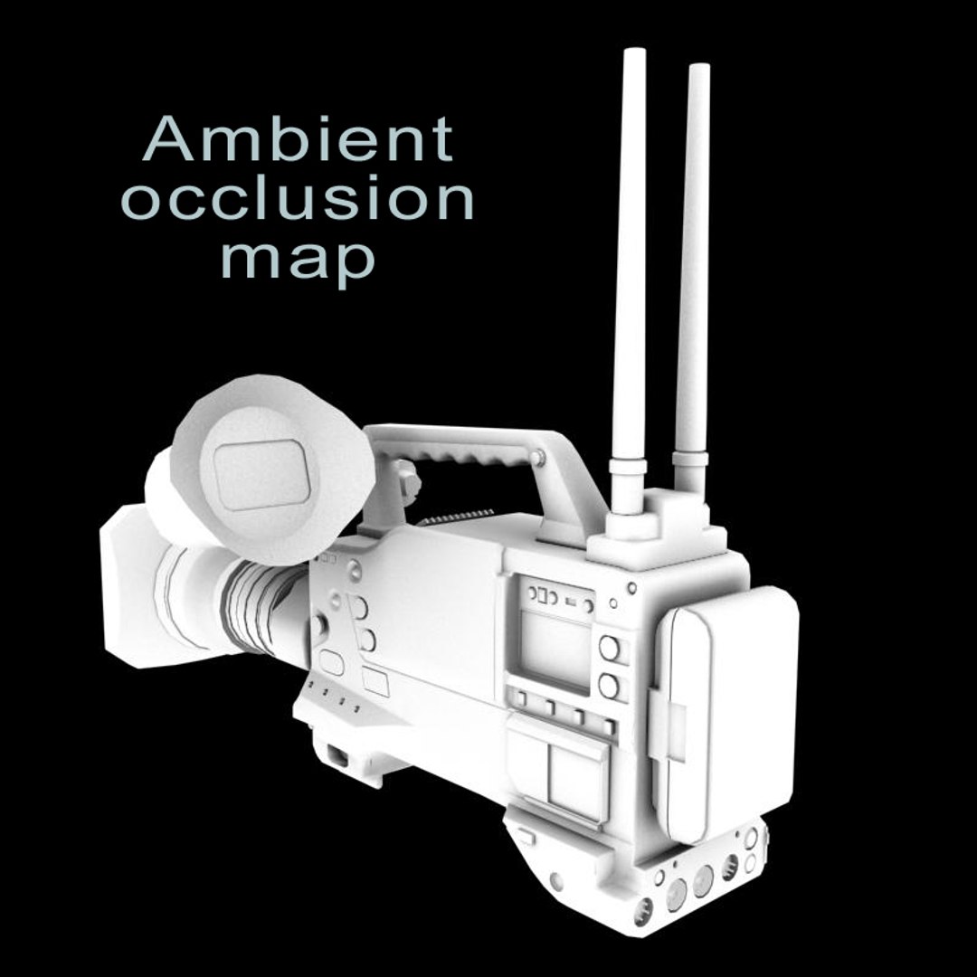 Hd Video Camera 3d Model
