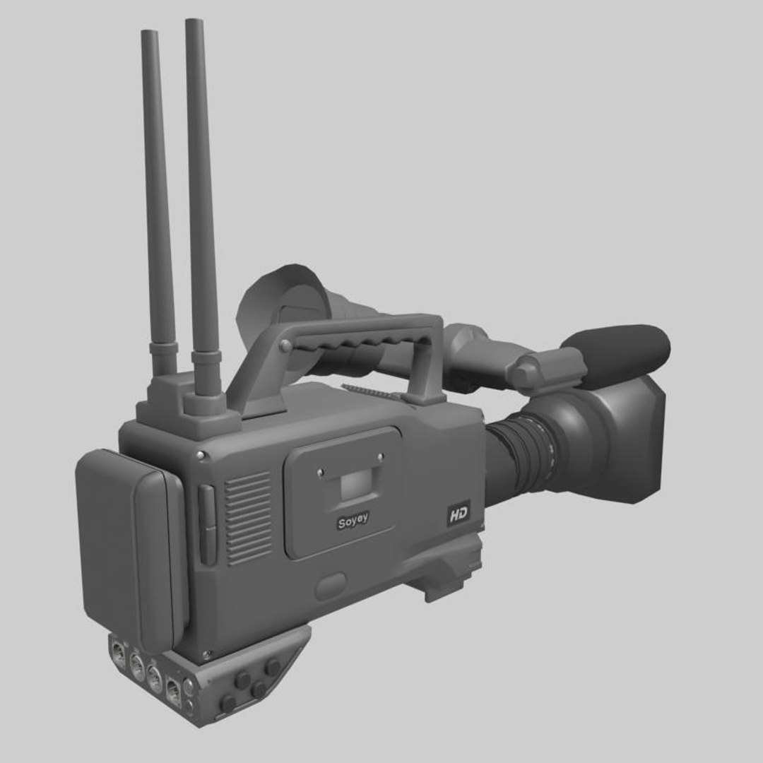 Hd Video Camera 3d Model