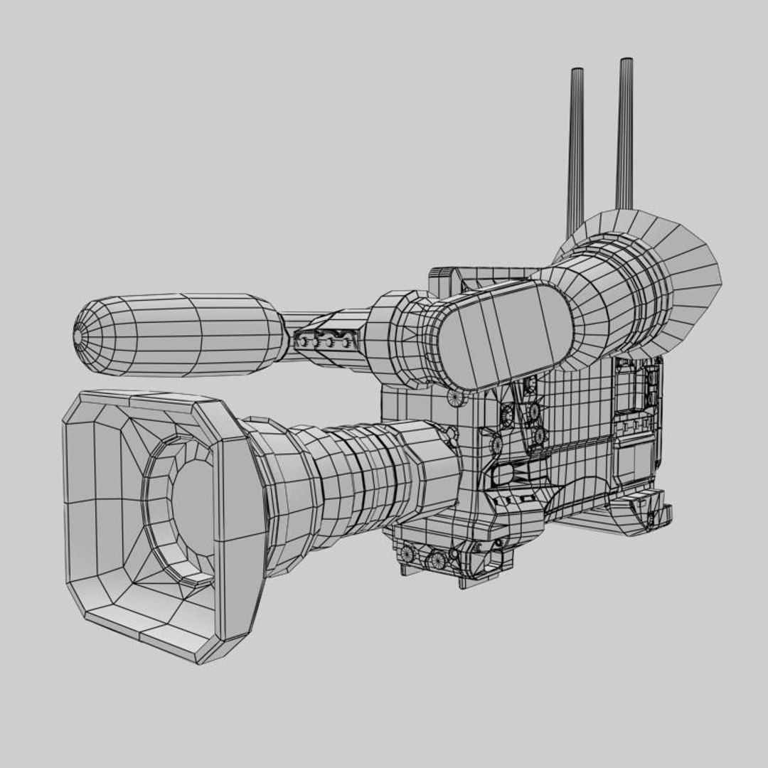 Hd Video Camera 3d Model