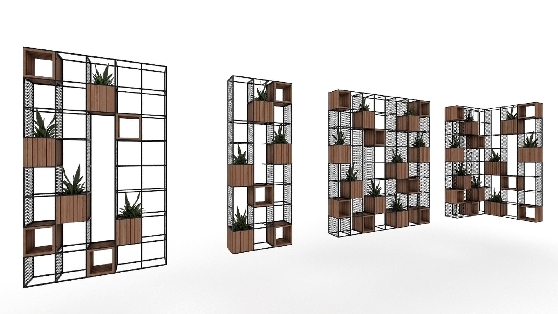 3D Shelf Plant - TurboSquid 1384357