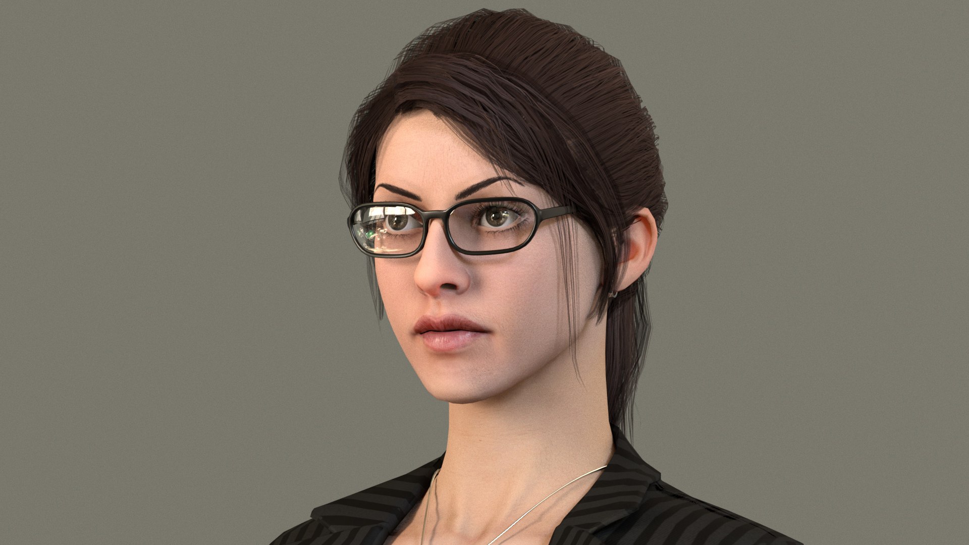 Professional Girl Rig 3D Model - TurboSquid 2089492
