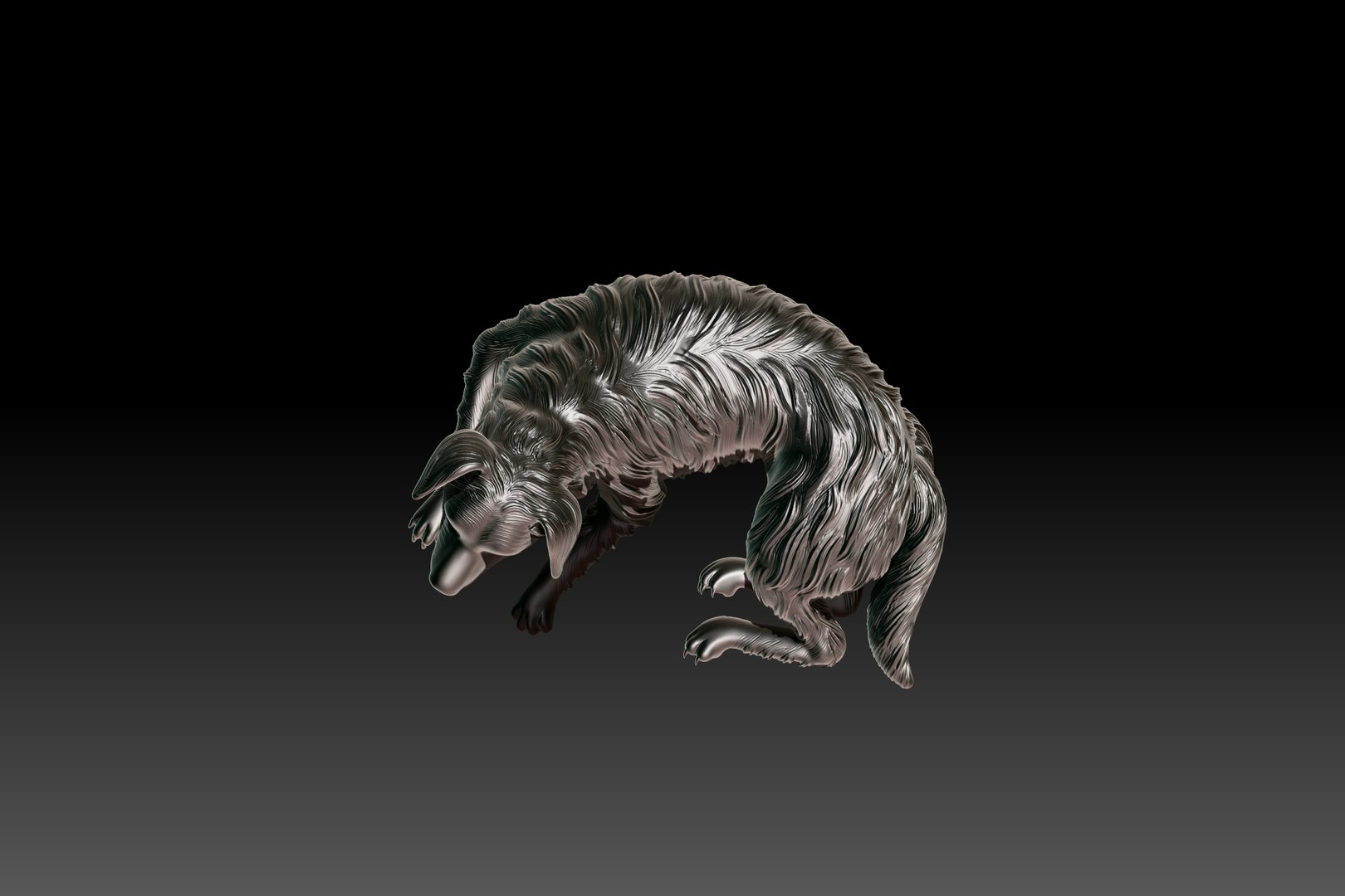 Border Collie Dog 3D Printable Digital Model 3D Model - TurboSquid 2407668