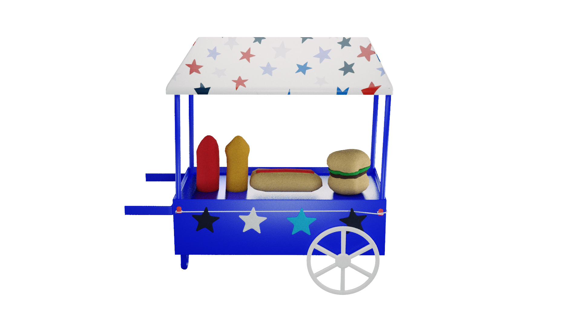 Burger Shop 3D Model - TurboSquid 2126039
