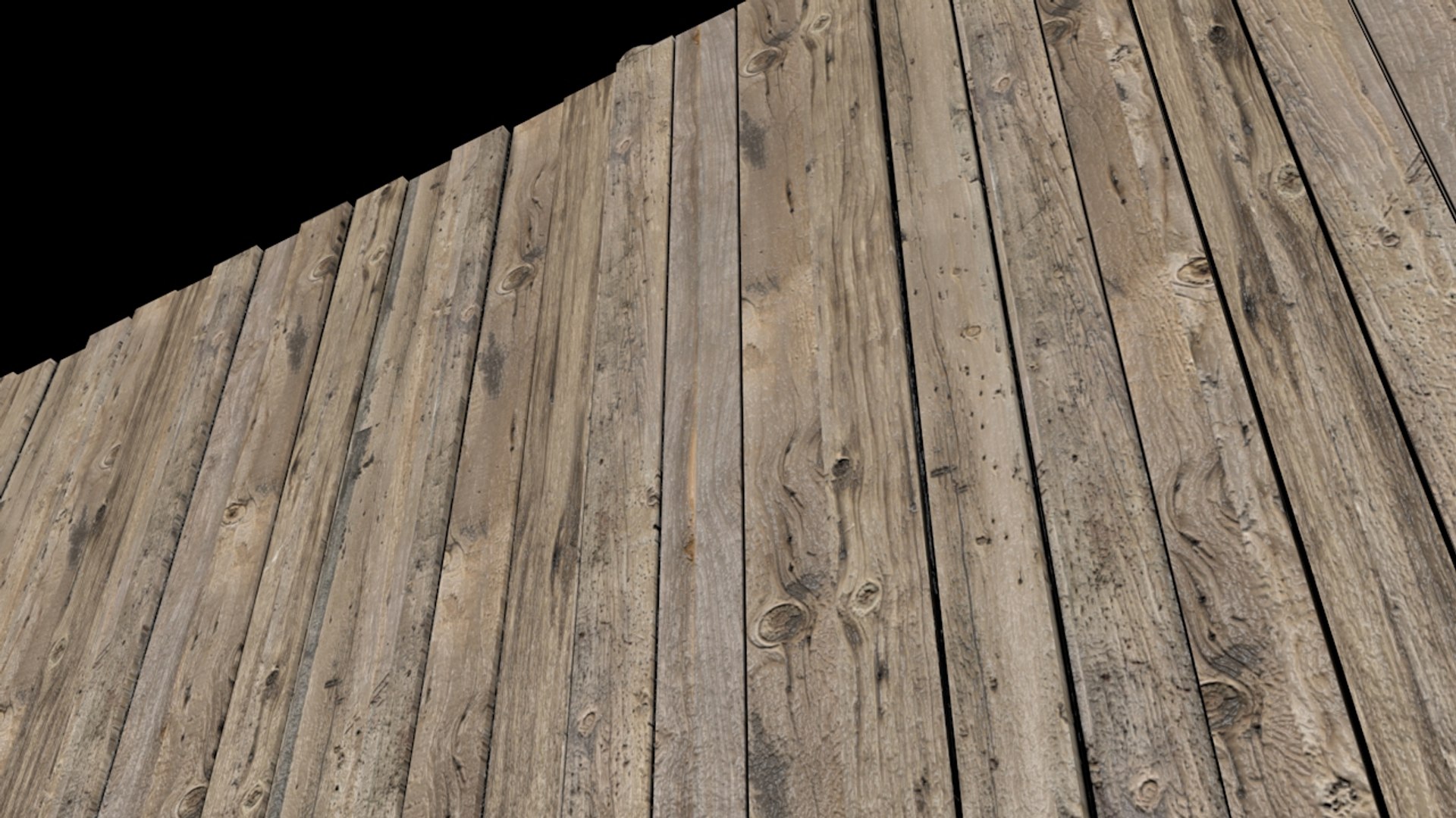 3D Wooden Fence - TurboSquid 1167864