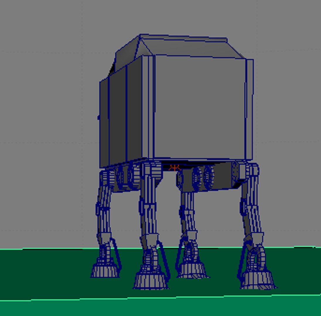 Droid Walker Unit 3D Model - TurboSquid 1150128