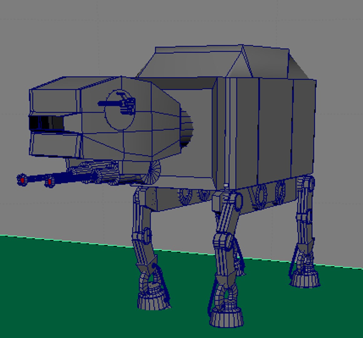 Droid Walker Unit 3D Model - TurboSquid 1150128