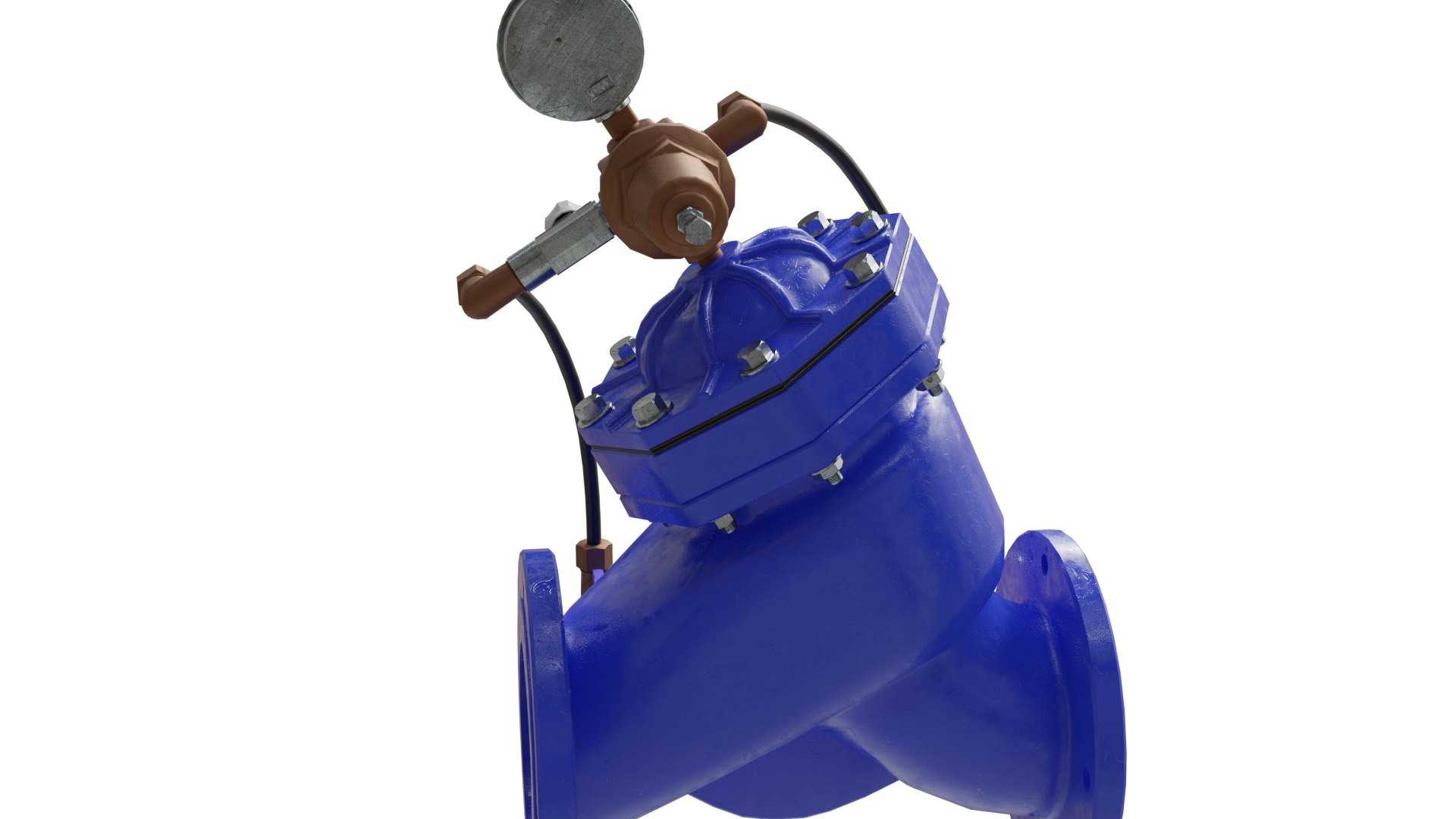 Water Pressure Control Valve 3D - TurboSquid 2348041