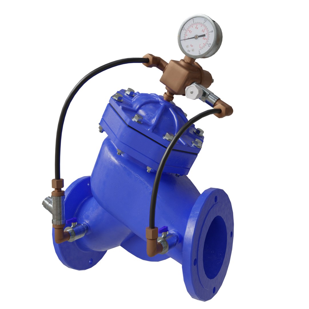 Water Pressure Control Valve 3D - TurboSquid 2348041