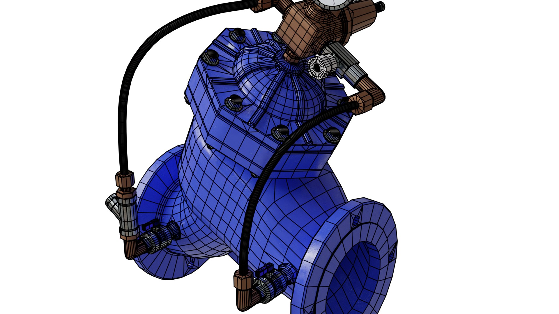 Water Pressure Control Valve 3D - TurboSquid 2348041