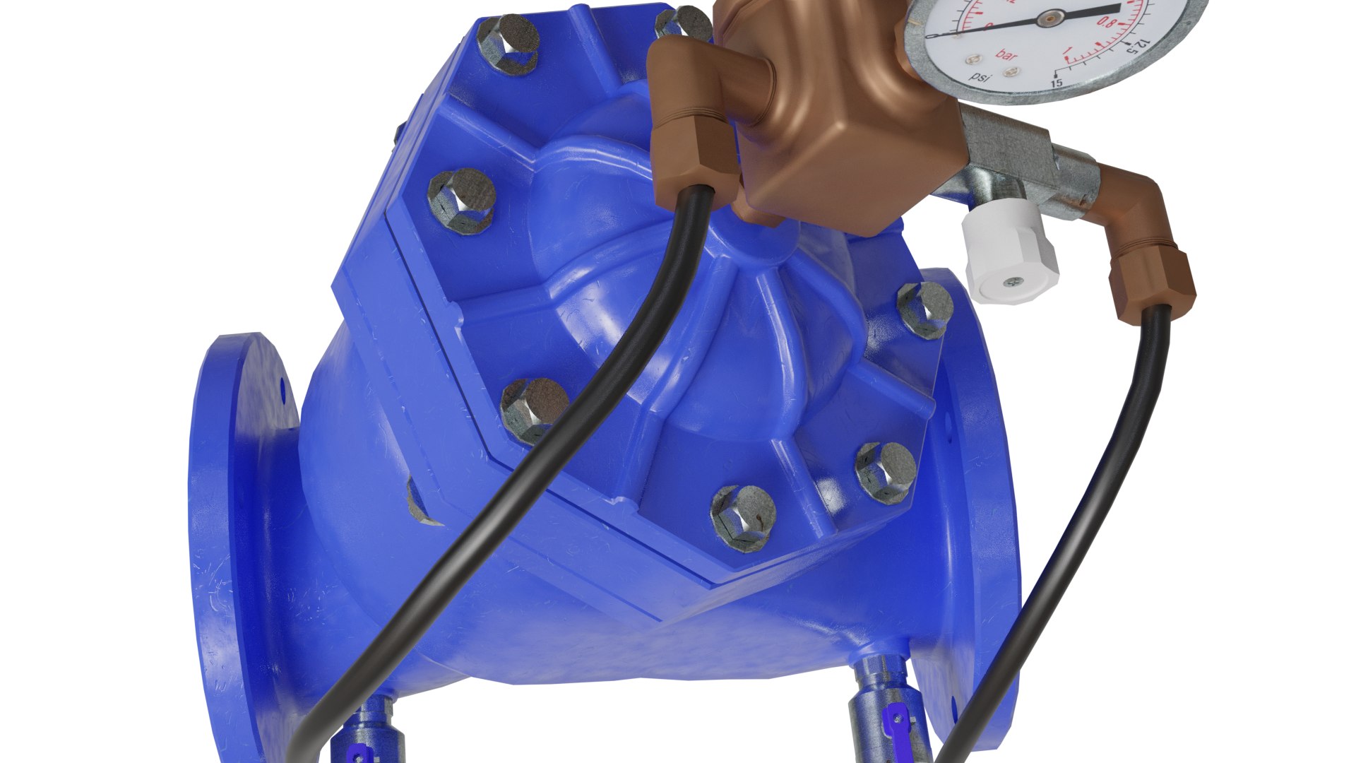 Water Pressure Control Valve 3D - TurboSquid 2348041