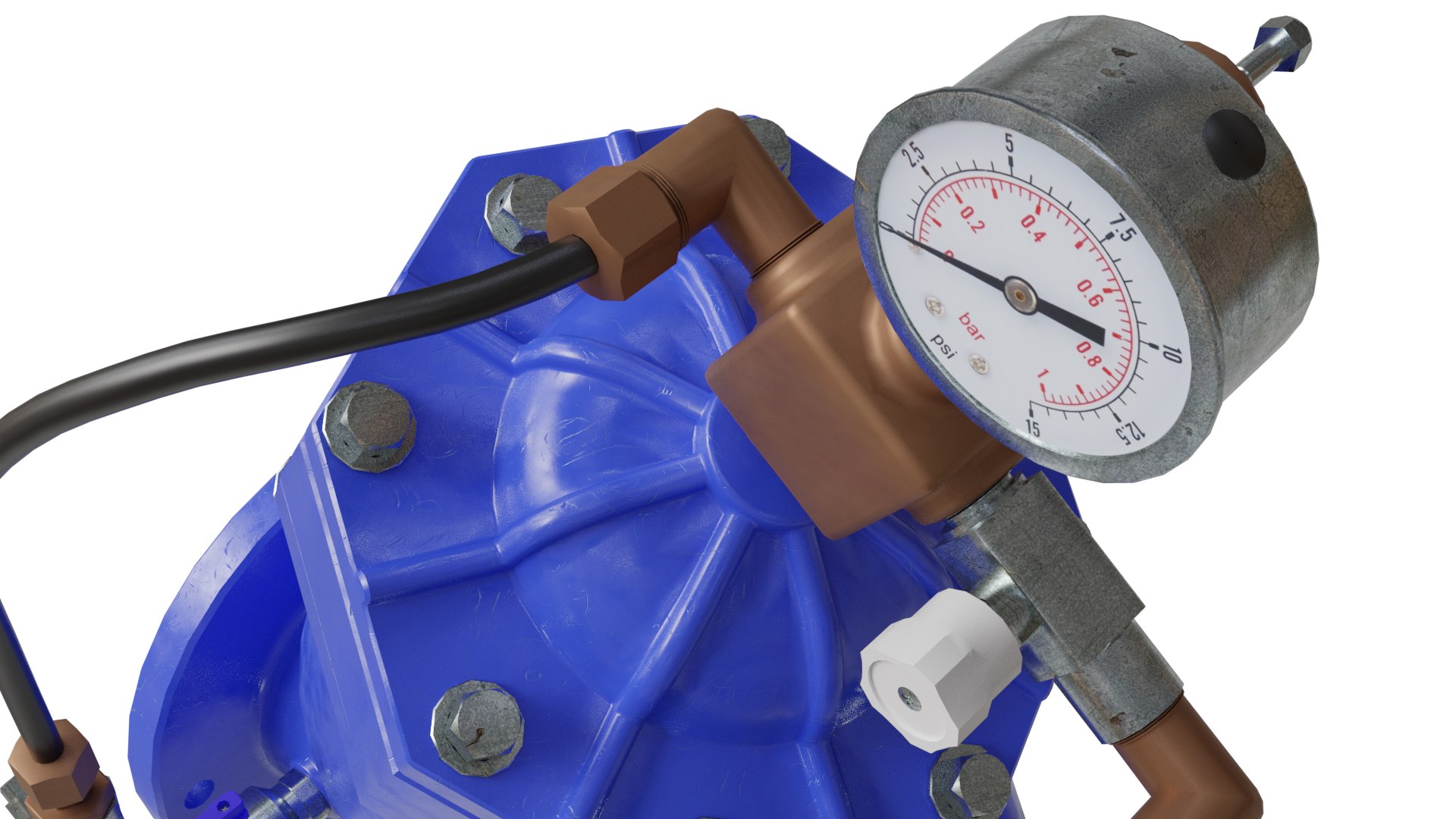 Water Pressure Control Valve 3D - TurboSquid 2348041