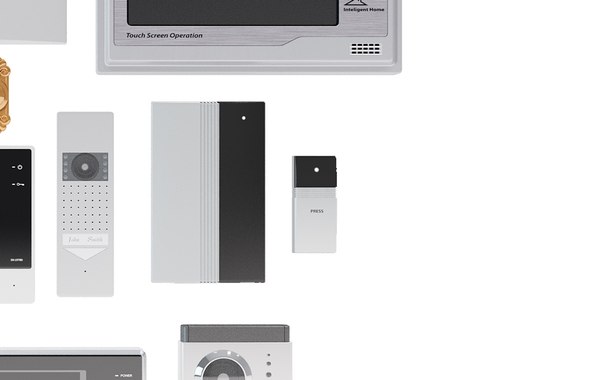 modèle 3D de Modèle de téléphone d'interphone visuel moderne ...