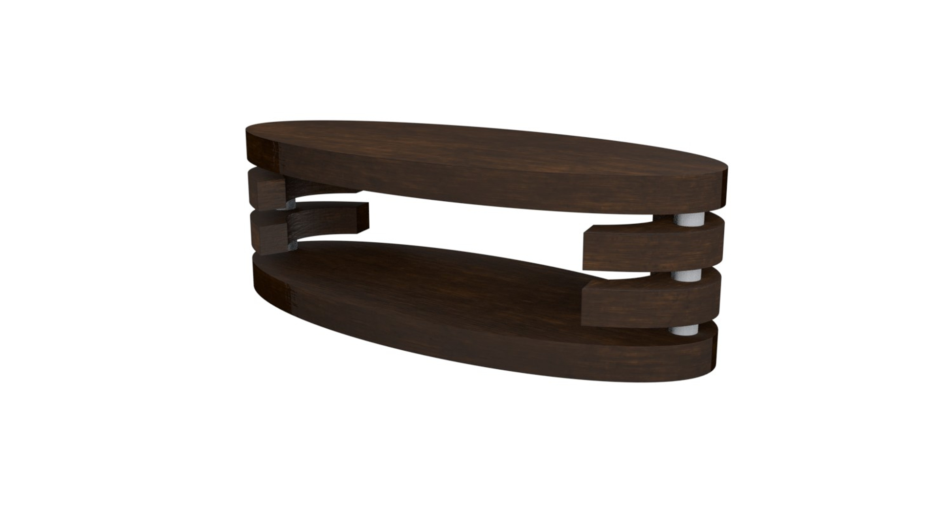 Coffee Table Oval 3D Model - TurboSquid 1202507