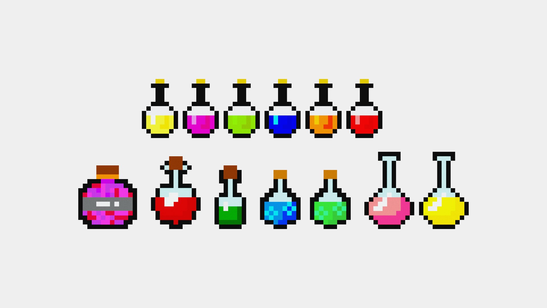 3D Pixel Potion Pack - TurboSquid 2026571