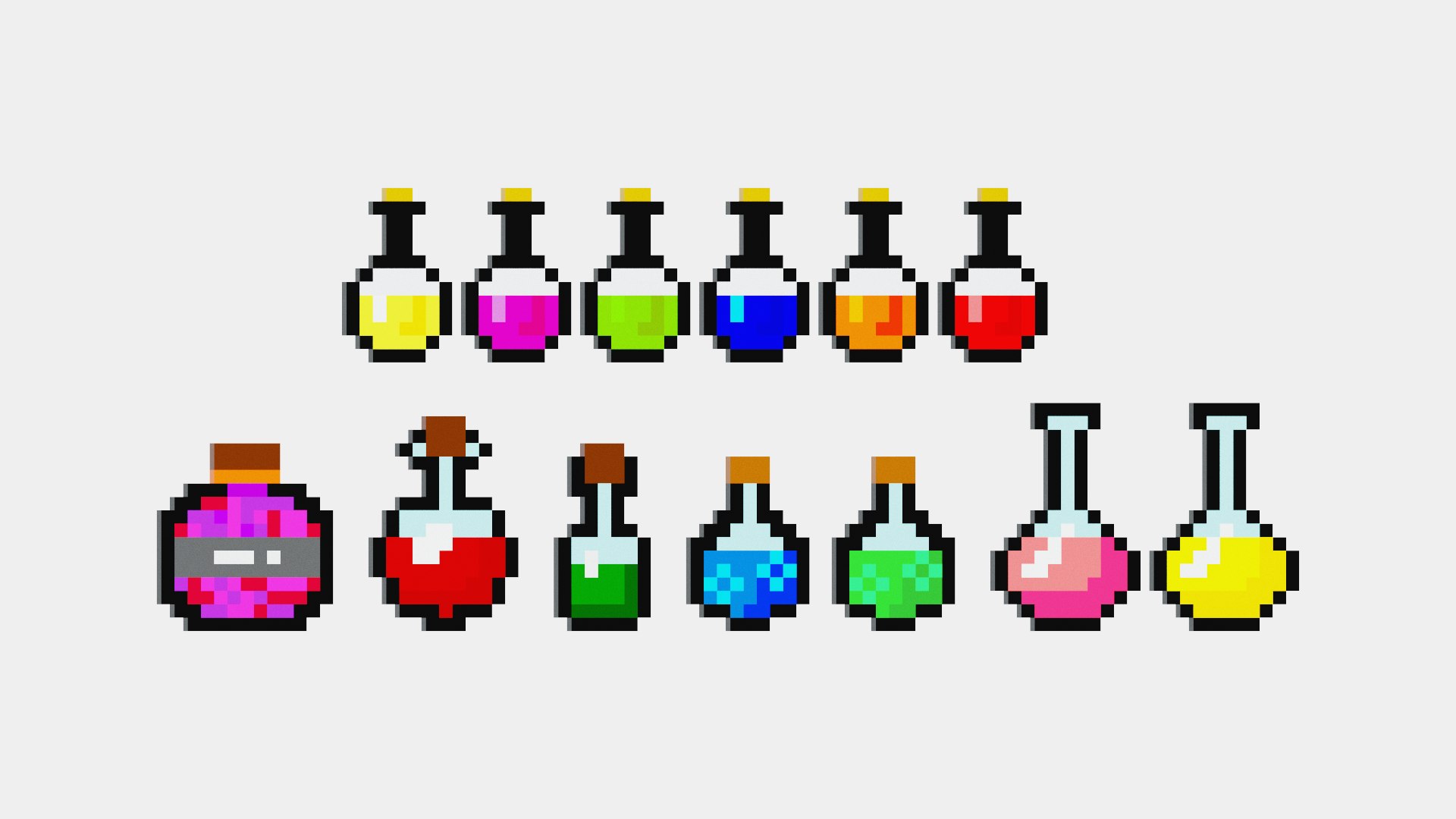 3D Pixel Potion Pack - TurboSquid 2026571