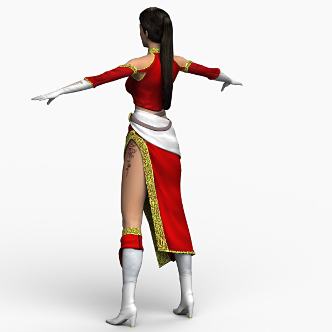 3d Body Female Katrin Model