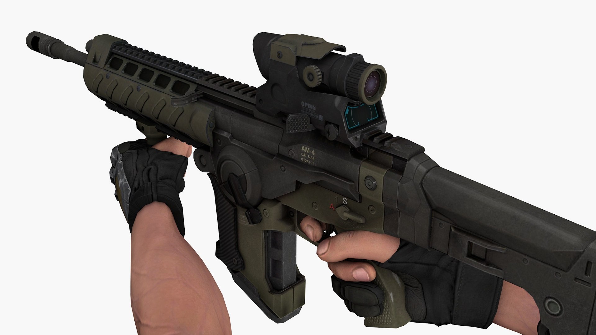 LAR Gun Model - TurboSquid 2367167