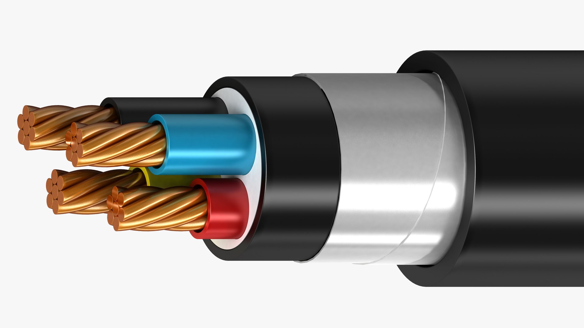 Electrical Cables Lshf Insulated 3d Max