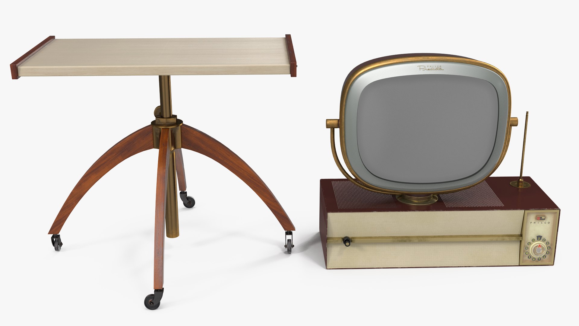 3D retro 1959 philco predicta - TurboSquid 1603722