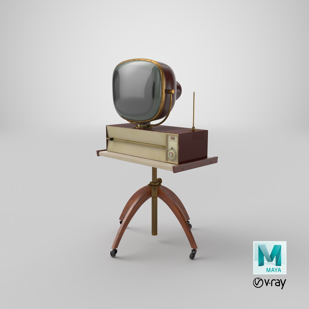 3D Retro 1959 Philco Predicta - TurboSquid 1603722