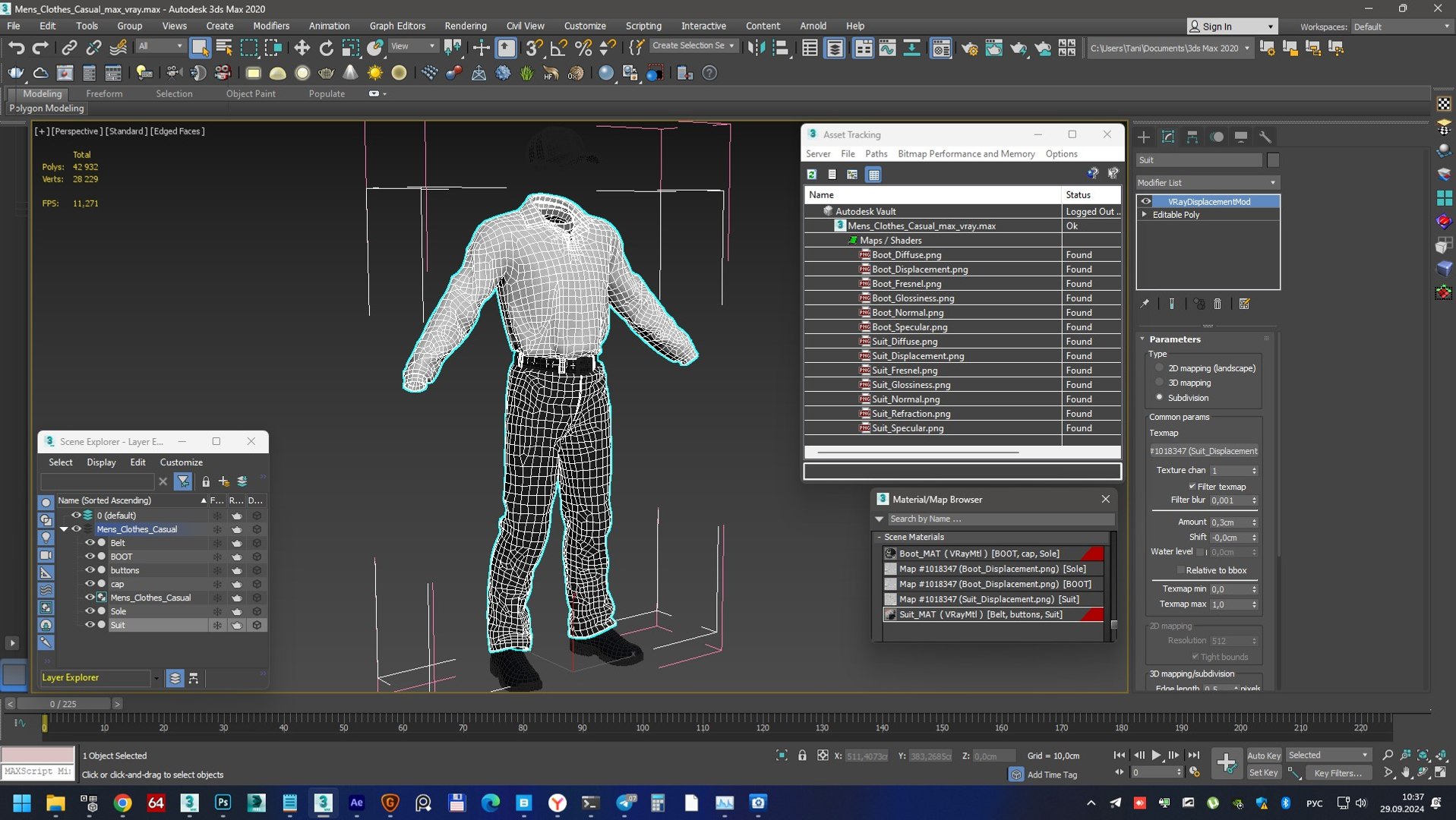 Mens Clothes Casual Model - TurboSquid 2297261