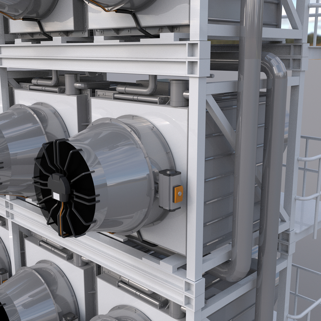 Direct Air Capture System model - TurboSquid 1733878