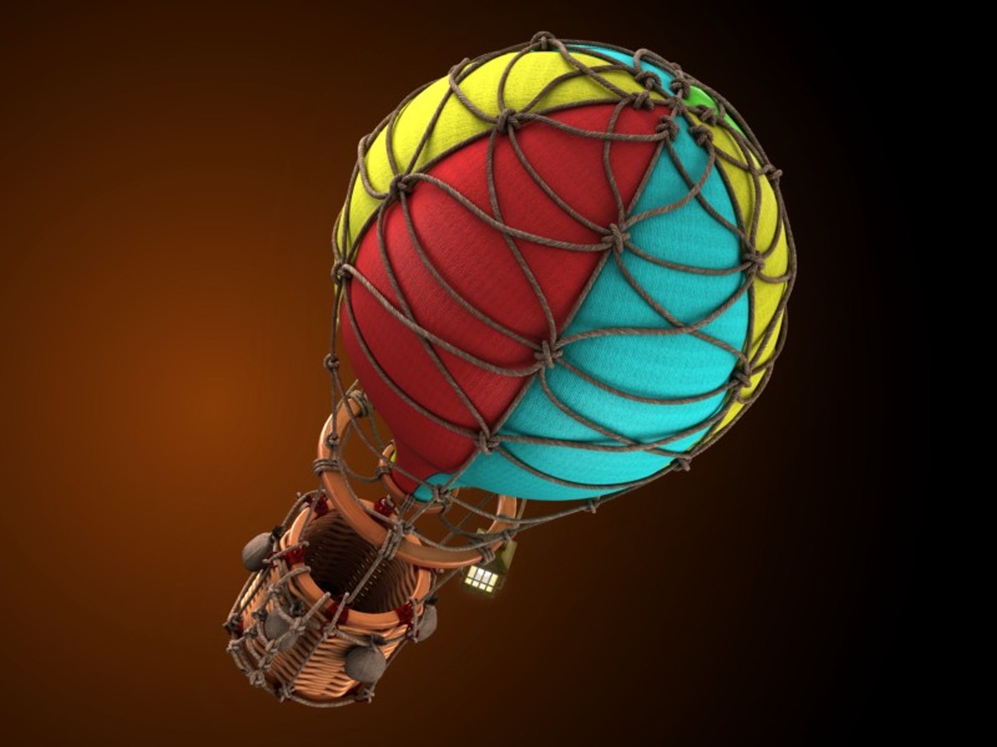 3D Balloon Ball Cartoon Model - TurboSquid 1369169