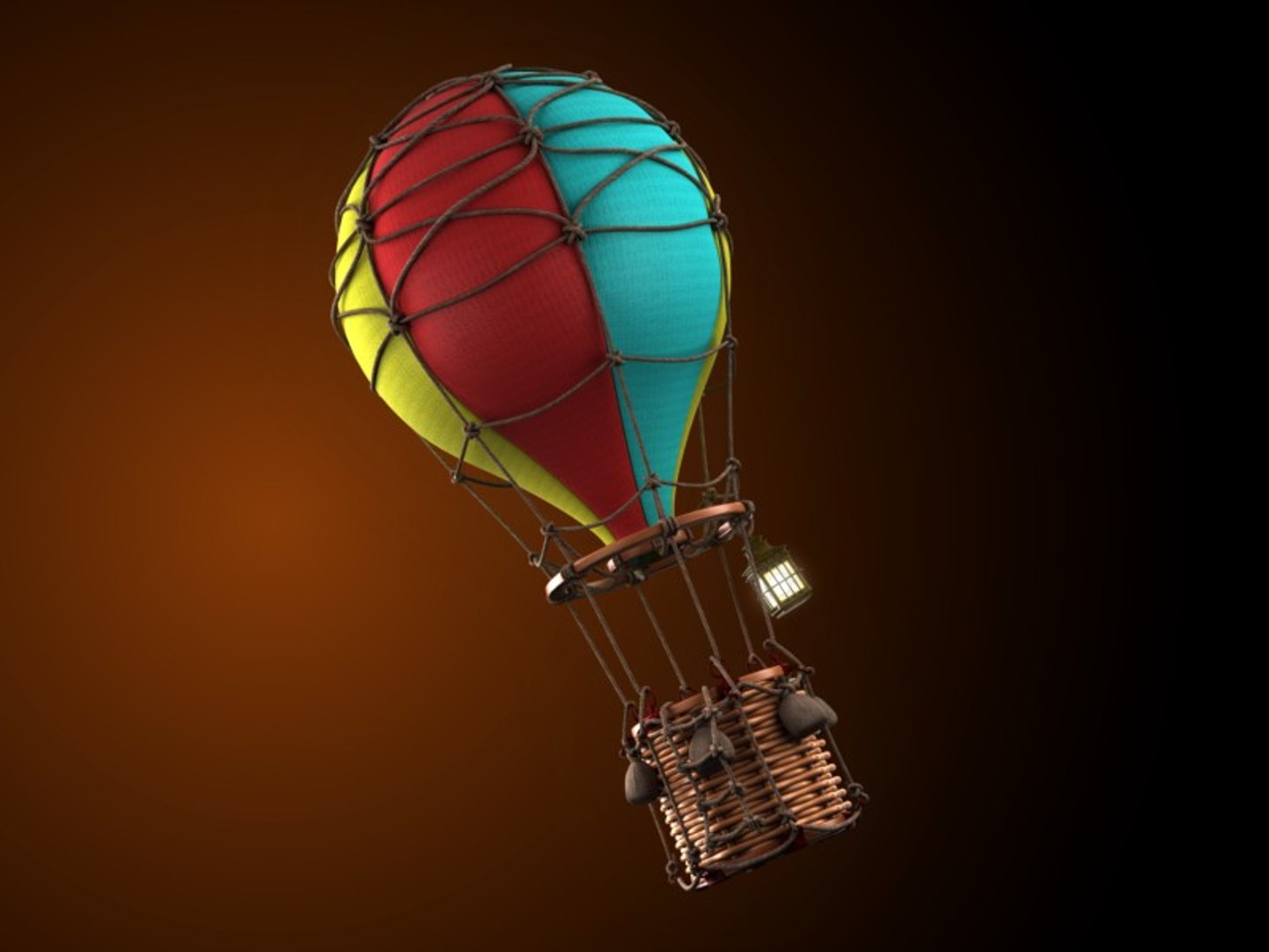 3D Balloon Ball Cartoon Model - TurboSquid 1369169