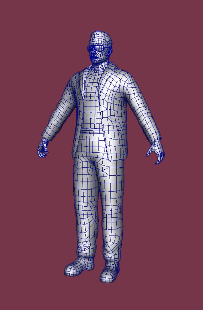 3d maxguy character model