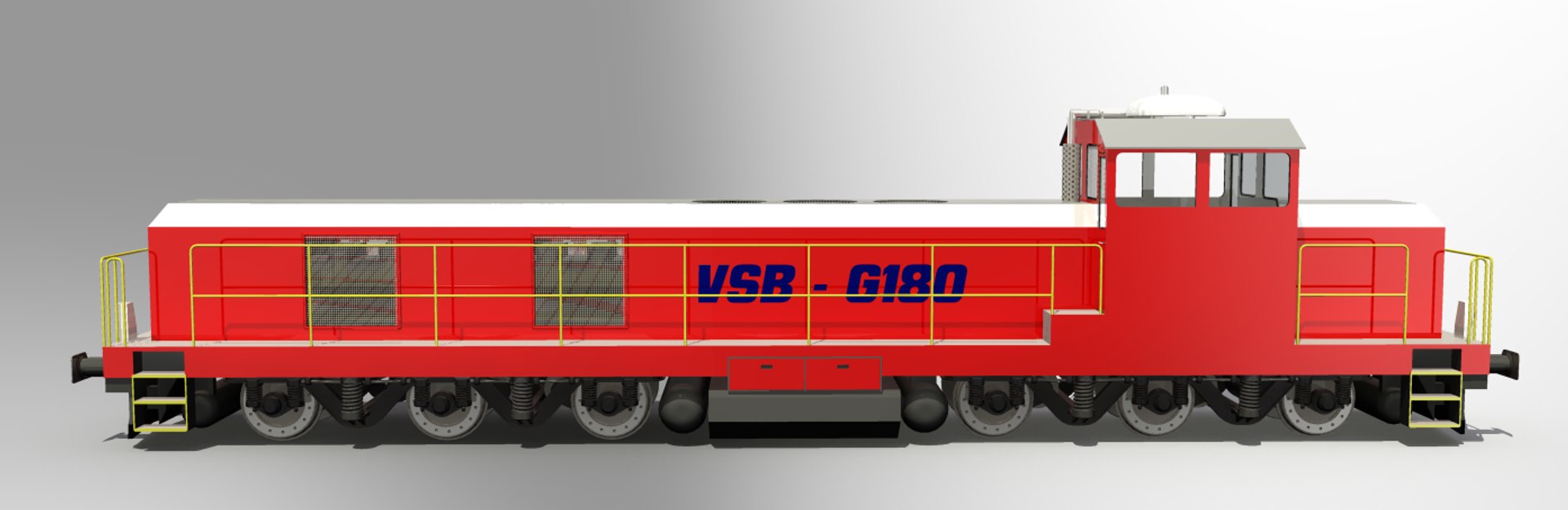dxf diesel train engine